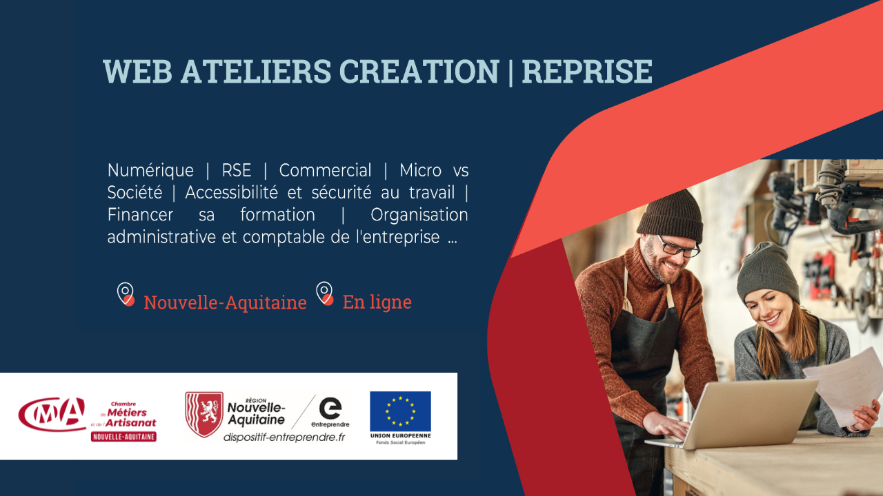 Votre Agenda 2024 : Les Web Ateliers de la Création - Reprise