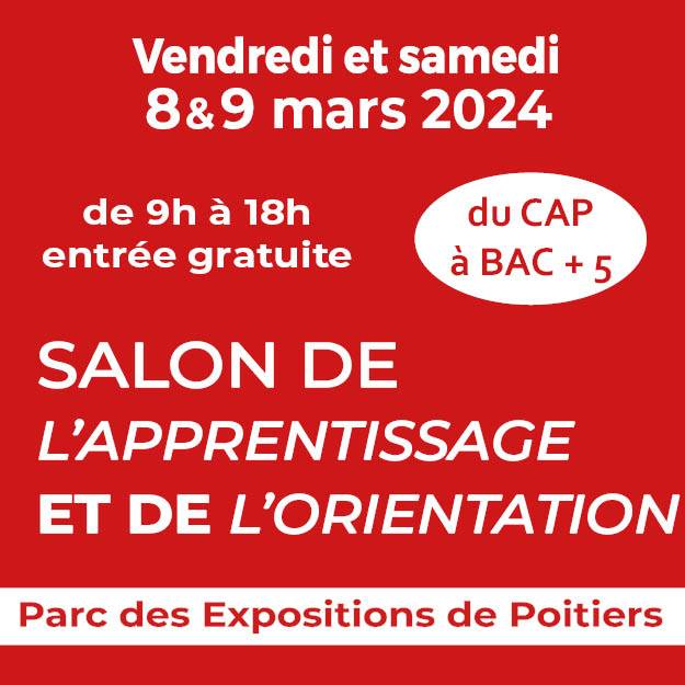 Salon de l'Apprentissage & de l'Orientation à Poitiers